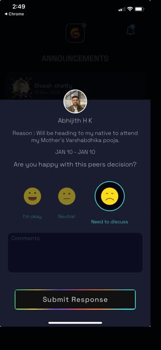 Glue - Web App For Self Management